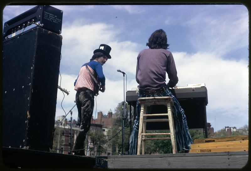 Clean up day hippie band - Digital Commonwealth