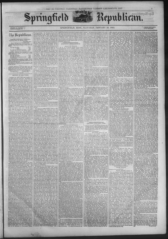 Springfield Weekly Republican - Digital Commonwealth