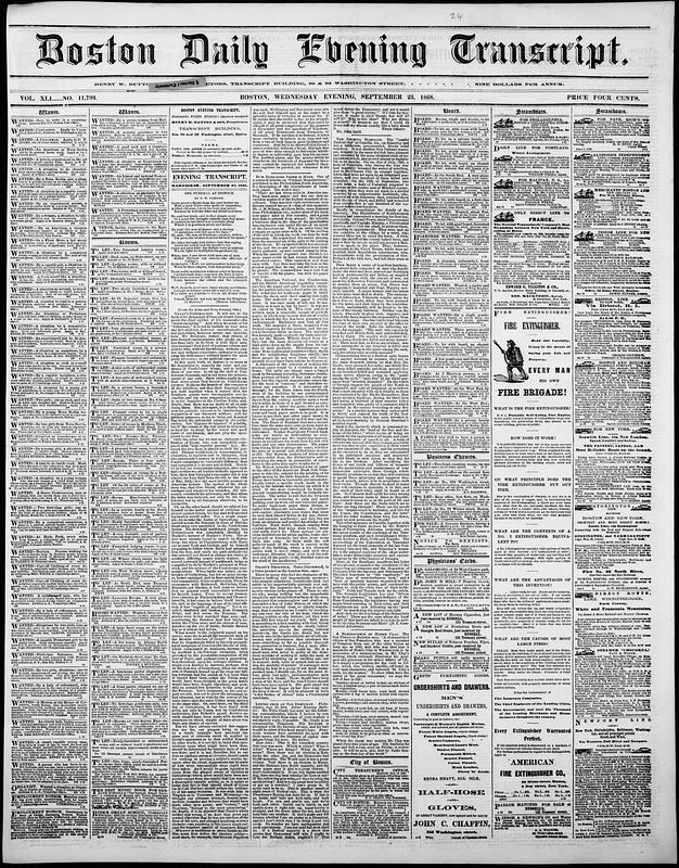 Boston Daily Evening Transcript - Digital Commonwealth