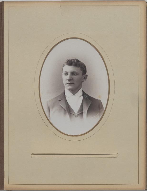 Newton High School, class of 1890 photographs - Unidentified Male ...