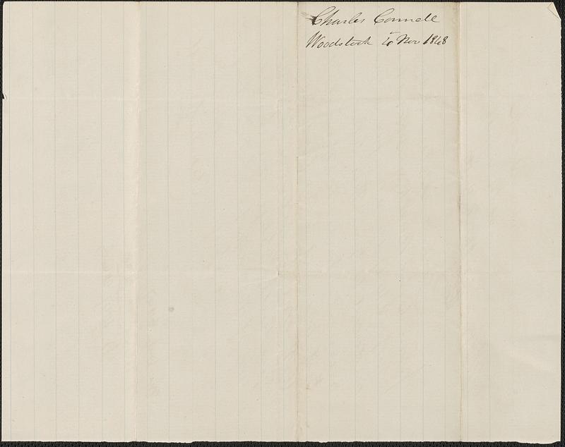 Charles Connell to George Coffin, 4 November 1848 - Digital Commonwealth