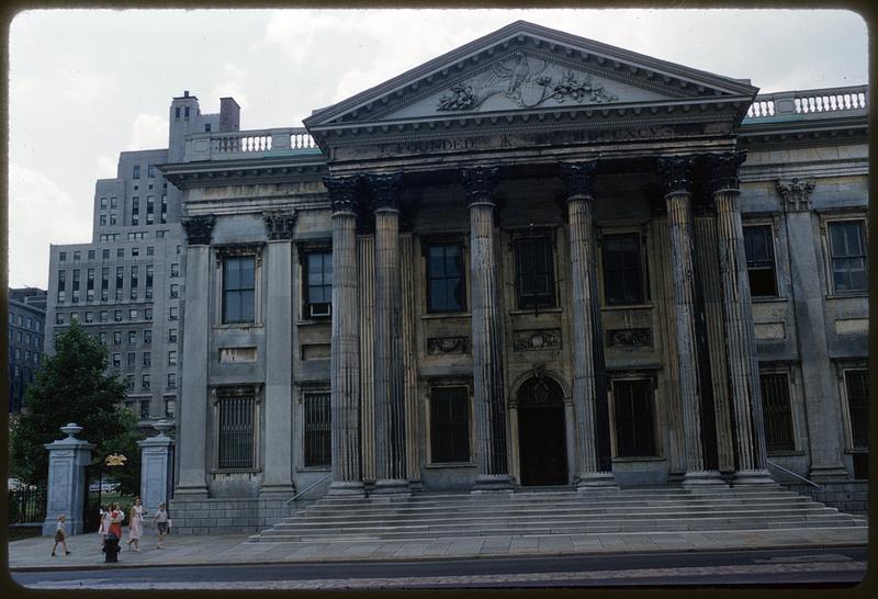 View of First Bank of the United States, Philadelphia, Pennsylvania ...