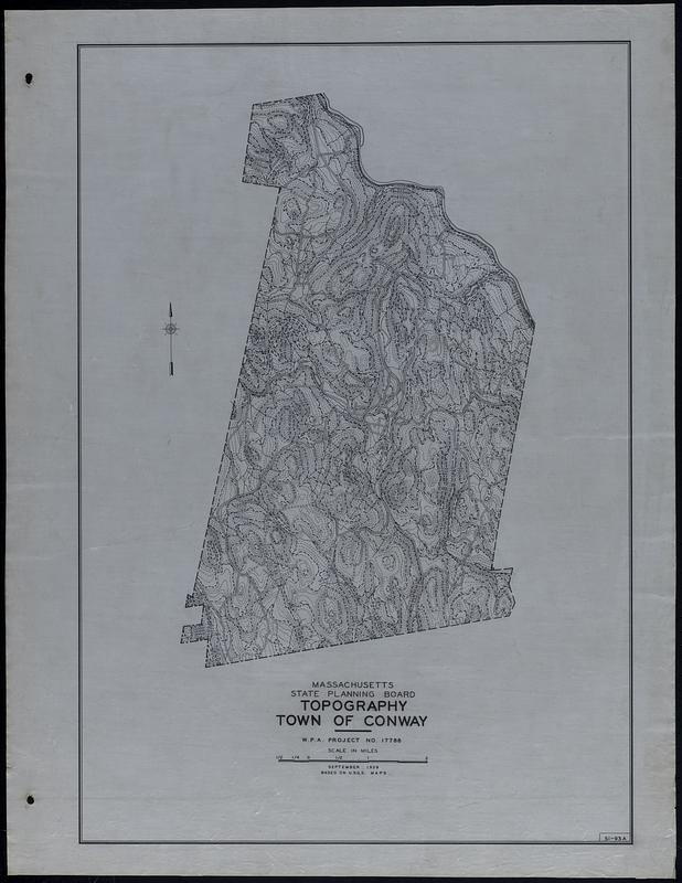 Topography Town of Conway - Digital Commonwealth