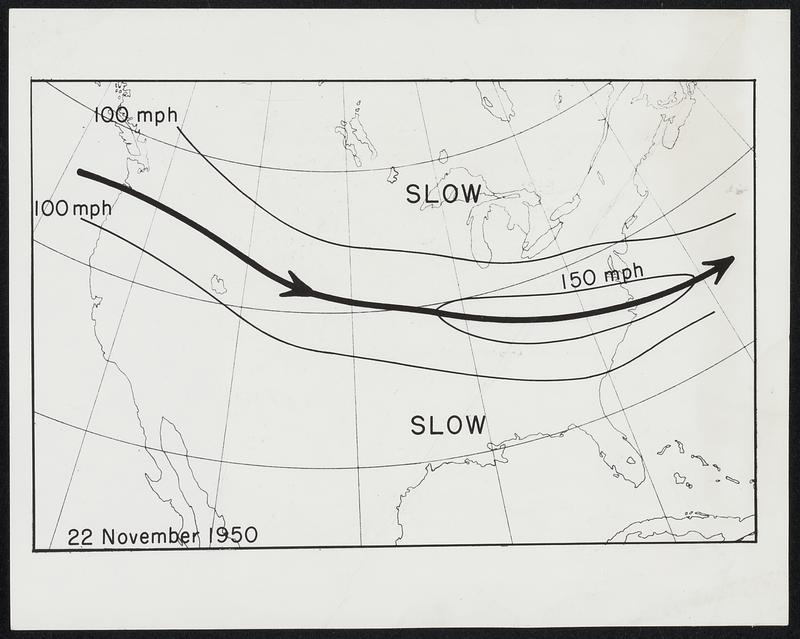 Atmosphere's "Jet Steam" This was the path of the "Jet Stream," a ...