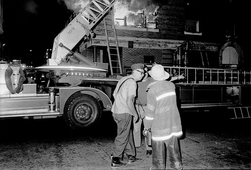 Left to right, Chelsea firefighter and Deputy's Aide Joe Resca, off ...