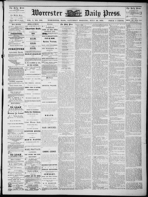 Worcester Daily Press - Digital Commonwealth