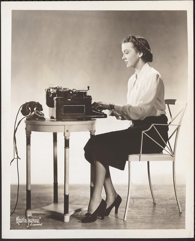 Beautiful authoress - Digital Commonwealth
