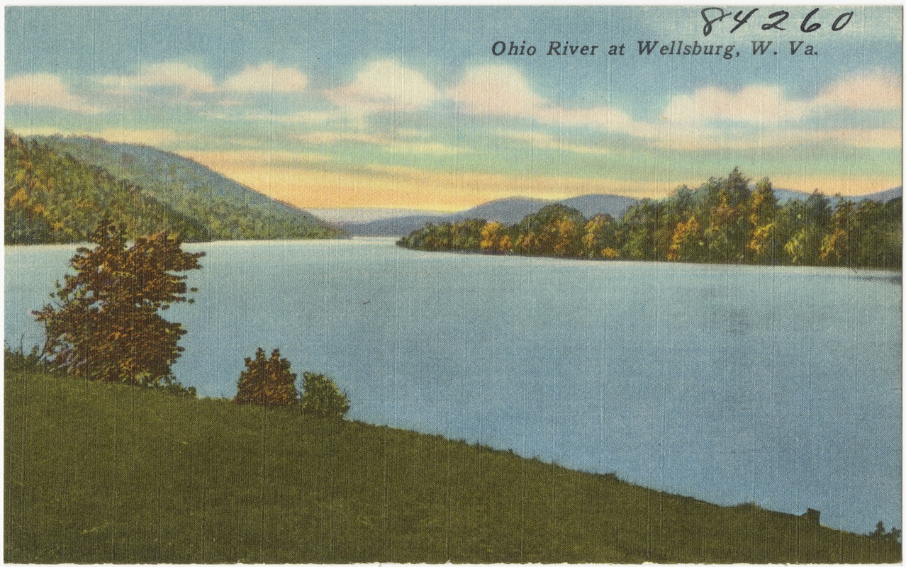 Ohio River at Wellsburg, W. Va. - Digital Commonwealth