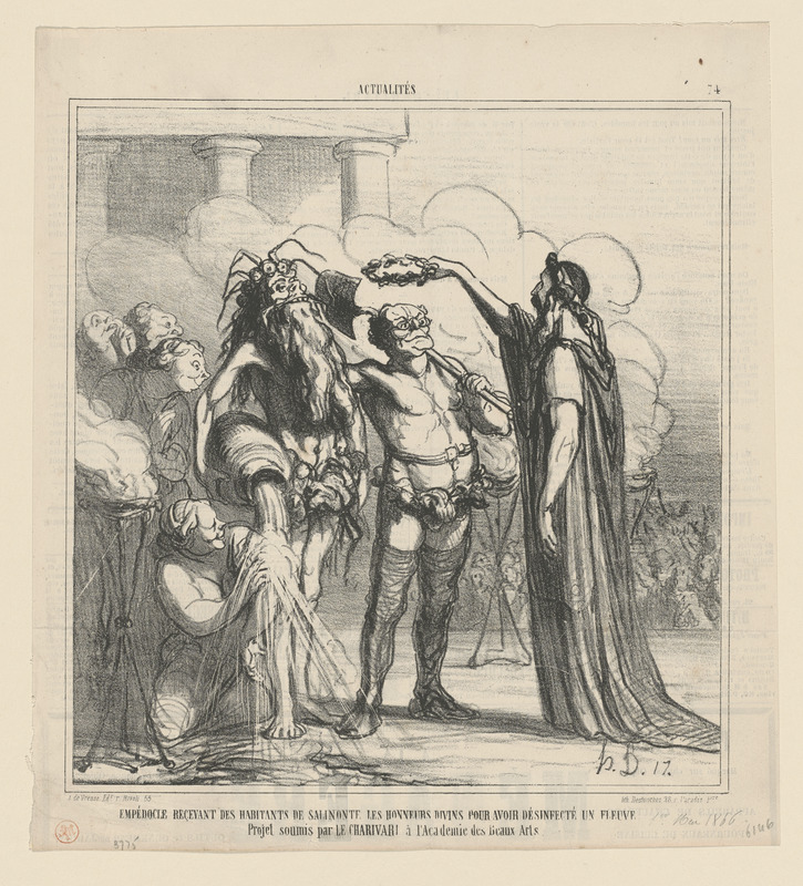Empedocile recevant...les honneurs divins... - Digital Commonwealth