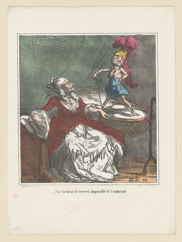 J'ai eu beau le bercer, impossible de l'endormir - Digital Commonwealth