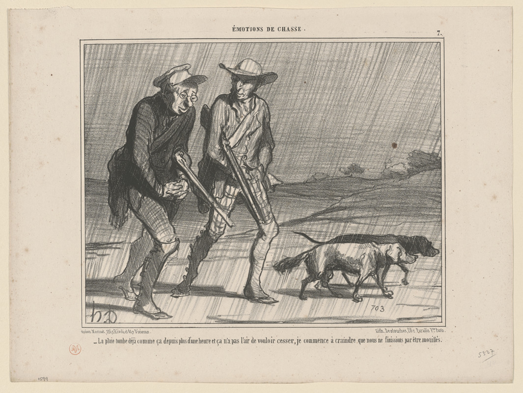 La pluie tombe déjà comme ça depuis... - Digital Commonwealth