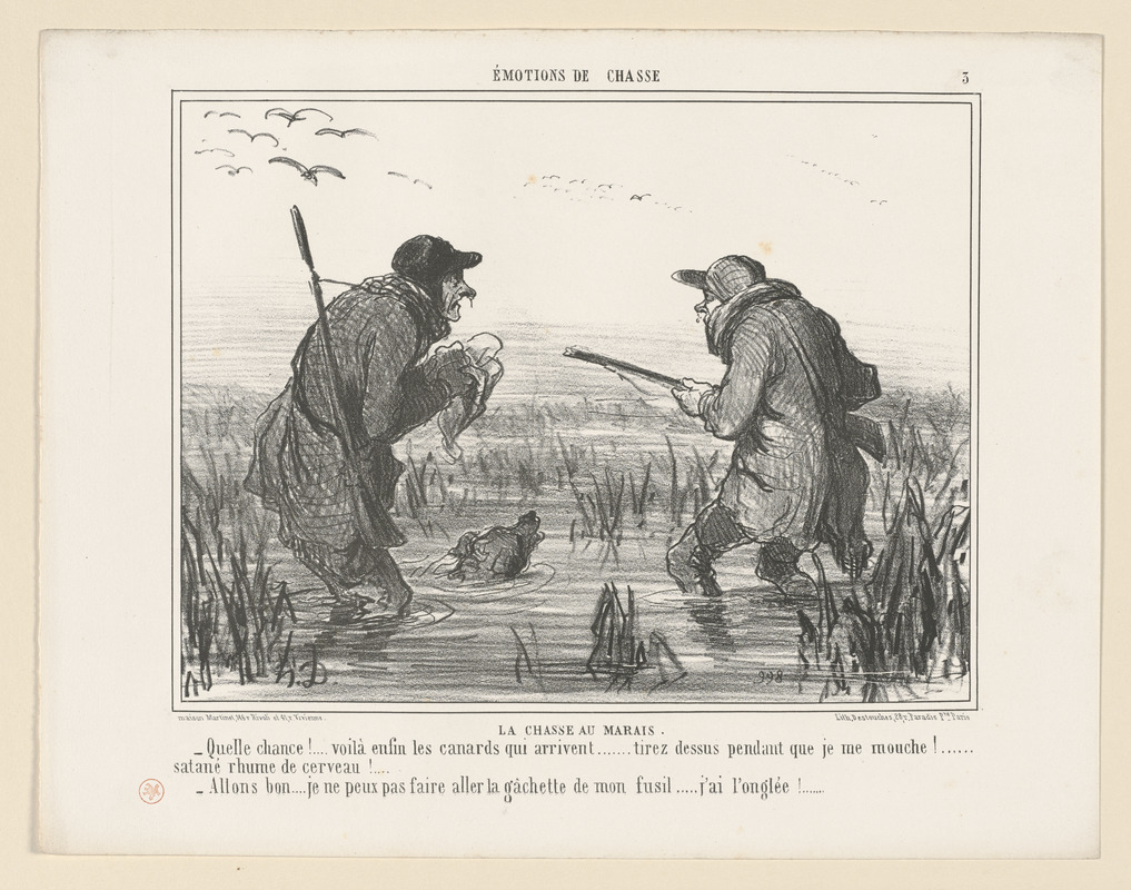 La chasse au marais - quelle chance!... - Digital Commonwealth