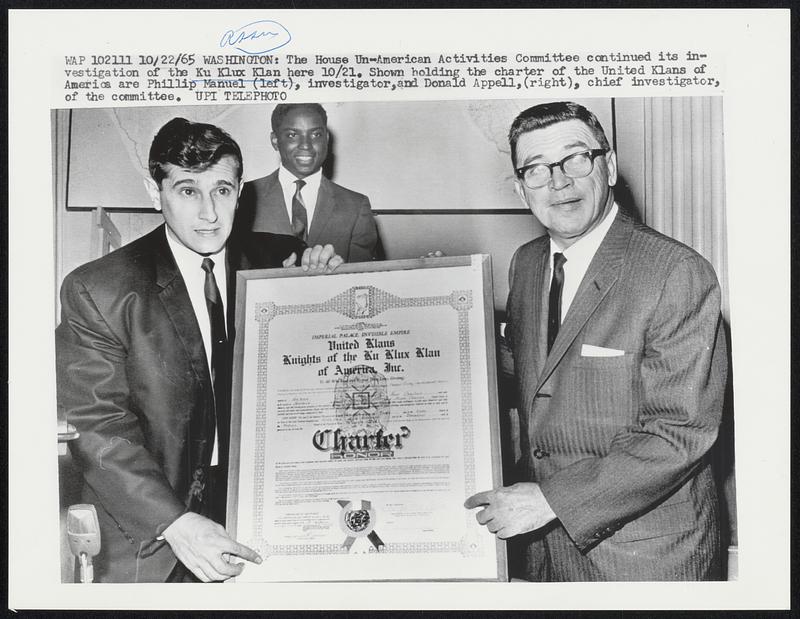 The House Un-American Activities Committee continued its investigation ...