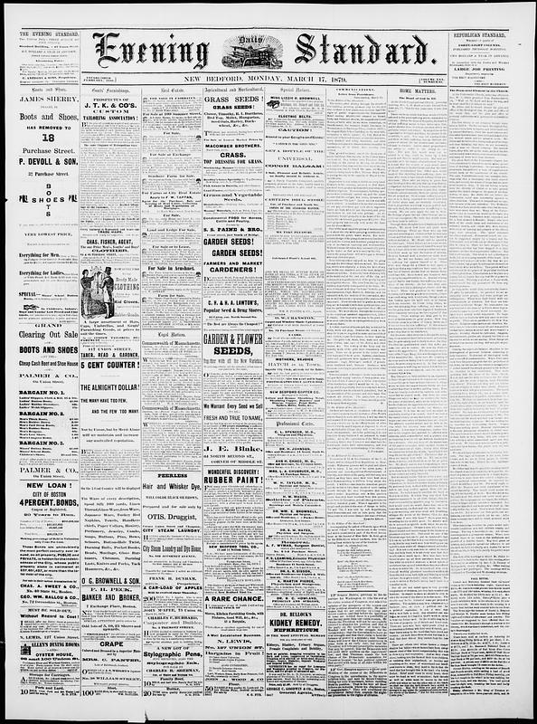 Evening Standard. March 17, 1879 - Digital Commonwealth