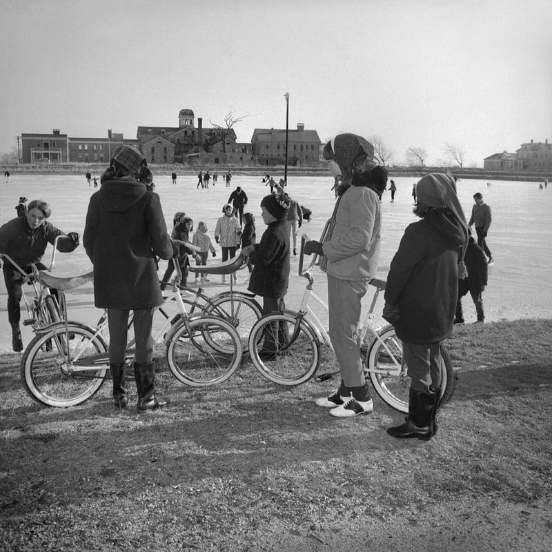 Ice Skating, Victory Park, Brock Avenue, New Bedford - Digital Commonwealth