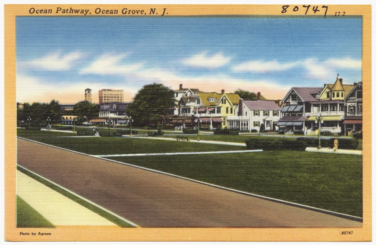 Ocean Pathway, Ocean Grove, N. J. - Digital Commonwealth