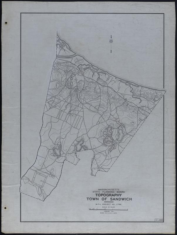 Topography Town of Sandwich - Digital Commonwealth