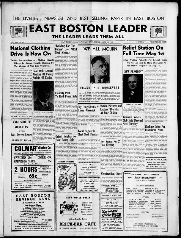 East Boston Leader, April 13, 1945 - Digital Commonwealth