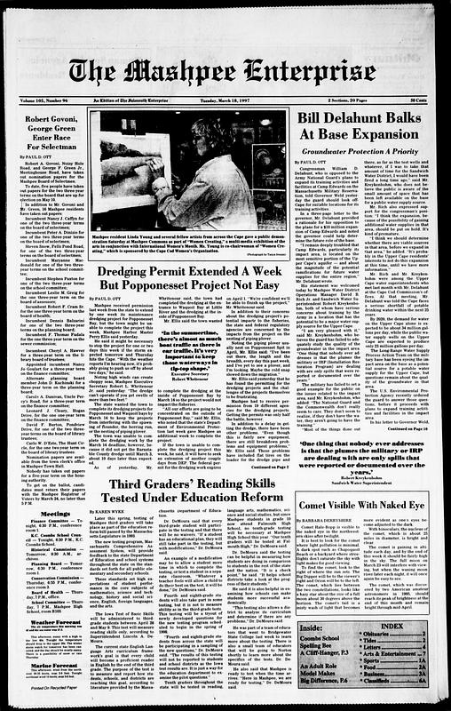 The Mashpee Enterprise. March 18, 1997 - Digital Commonwealth
