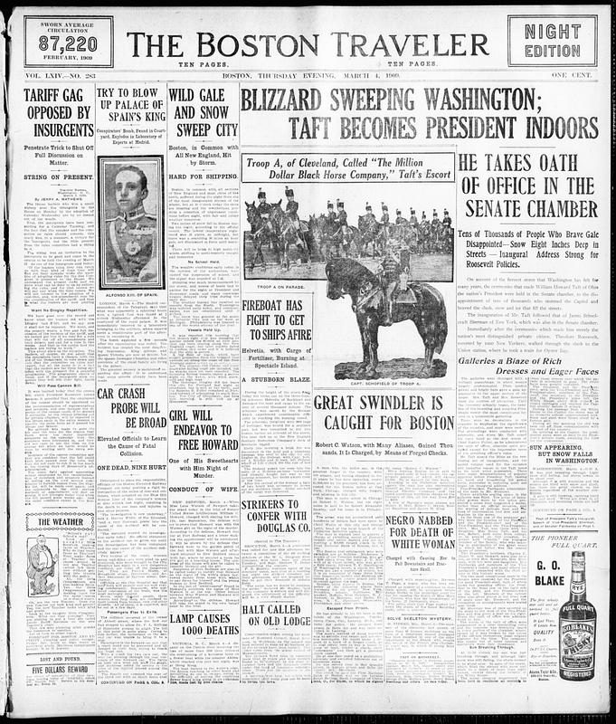 The Boston Traveler. March 04, 1909 - Digital Commonwealth