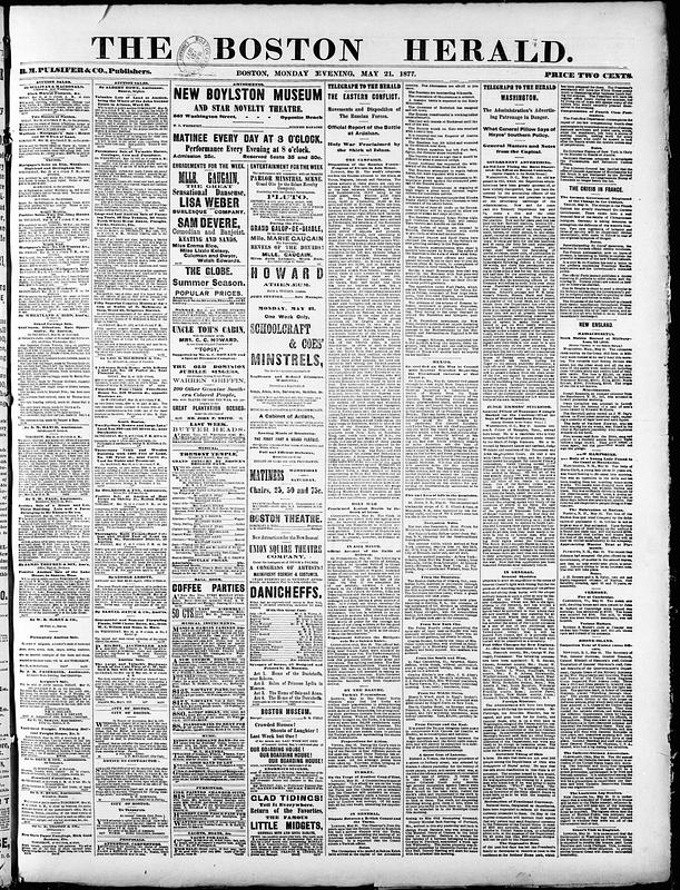 The Boston Herald. May 21, 1877 - Digital Commonwealth
