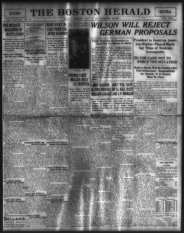 The Boston Herald. July 12, 1915 - Digital Commonwealth