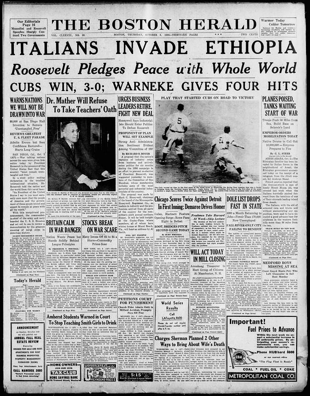 Boston Herald. October 03, 1935 - Digital Commonwealth
