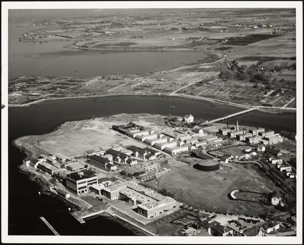Aerial view of Naval Training Station and War College - Digital ...