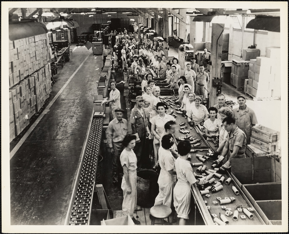 VT Fuze Assembly line in operation - Digital Commonwealth