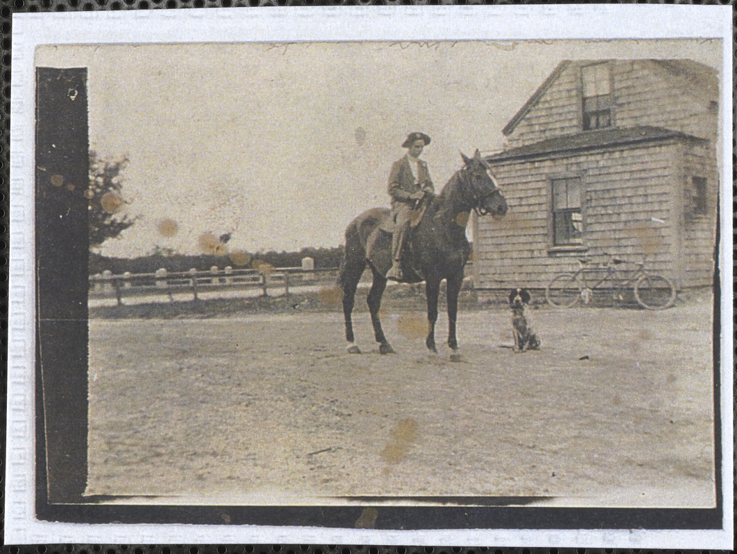 Joseph W. Tripp, Jr. on the west side of Ansel Lothrop's White House ...