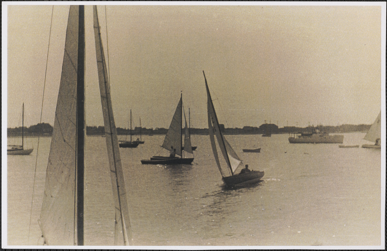 Sailing on Lewis bay - Digital Commonwealth