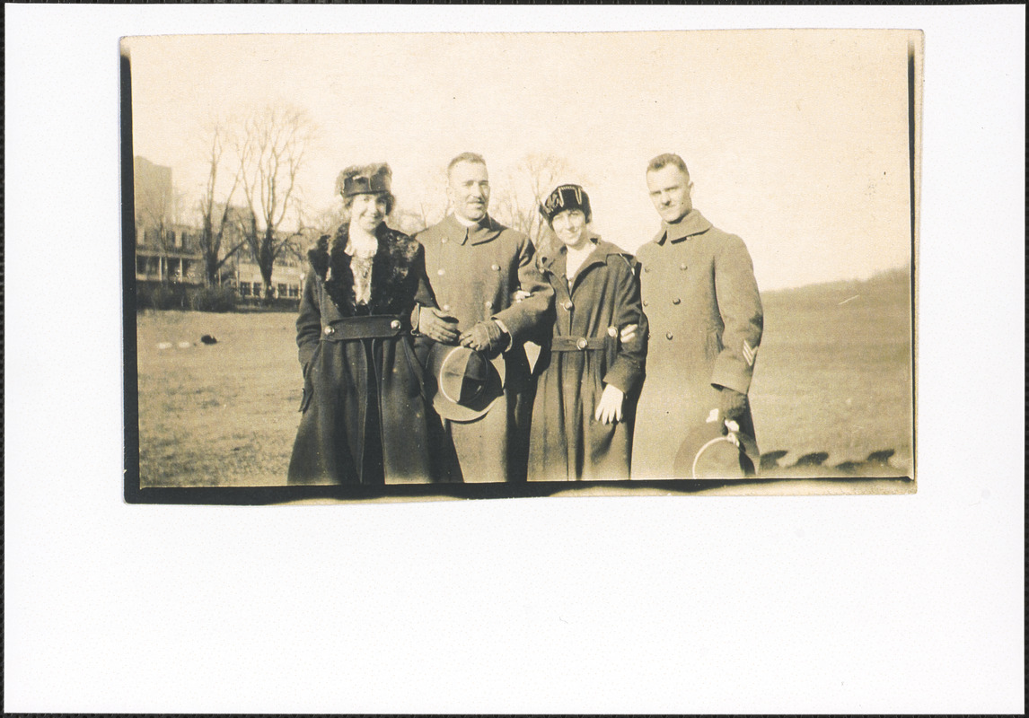 Mary and Morris Johnson with friends - Digital Commonwealth