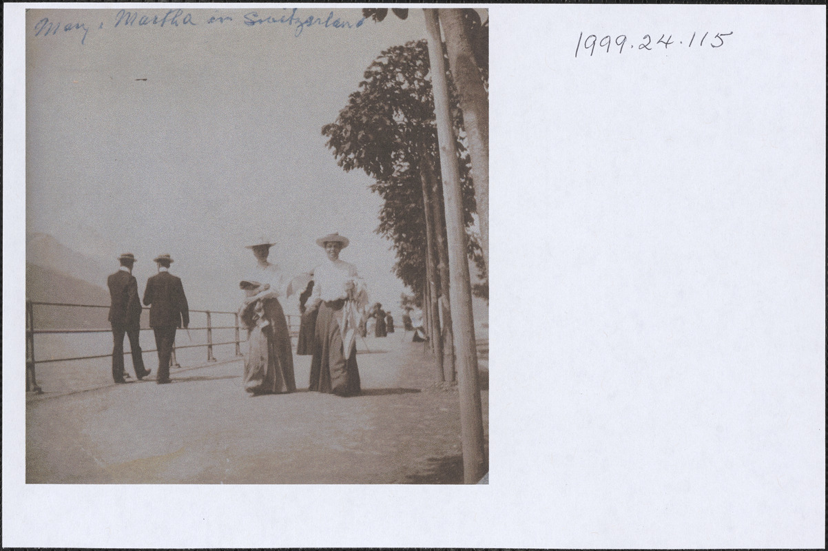 Mary and Martha Bray in Switzerland - Digital Commonwealth