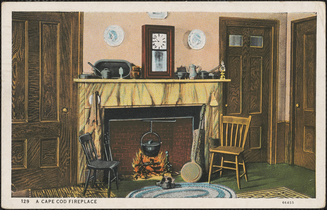 A Cape Cod fireplace - Digital Commonwealth