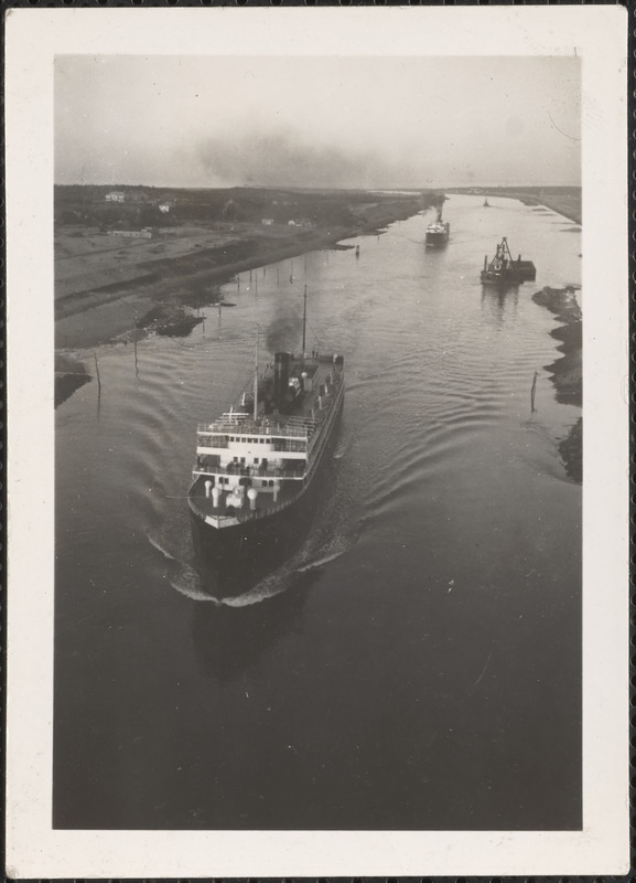 SS Berkshire in Cape Cod Canal - Digital Commonwealth