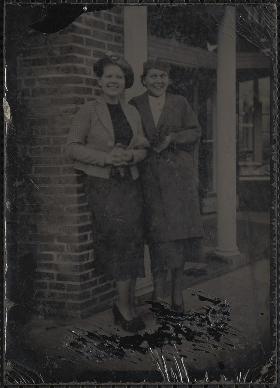 Julie Essery on left and Betty Essery on right - Digital Commonwealth