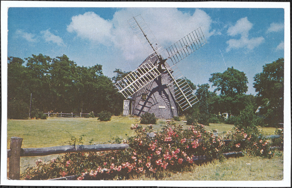 Old windmill, Eastham Cape Cod - Digital Commonwealth