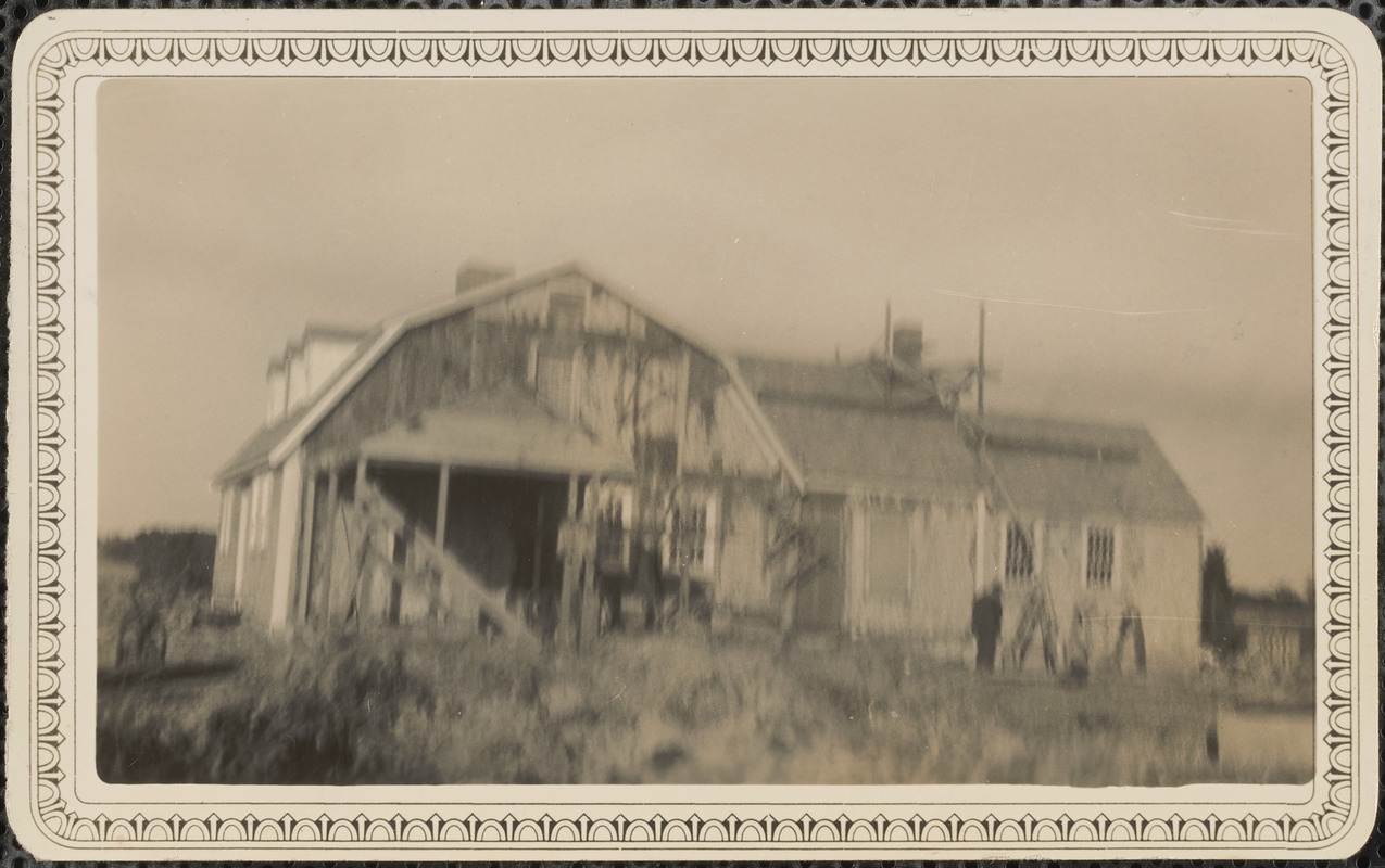 Reconstruction of the 1721 house of Rev. Joseph Lord, Great Island ...