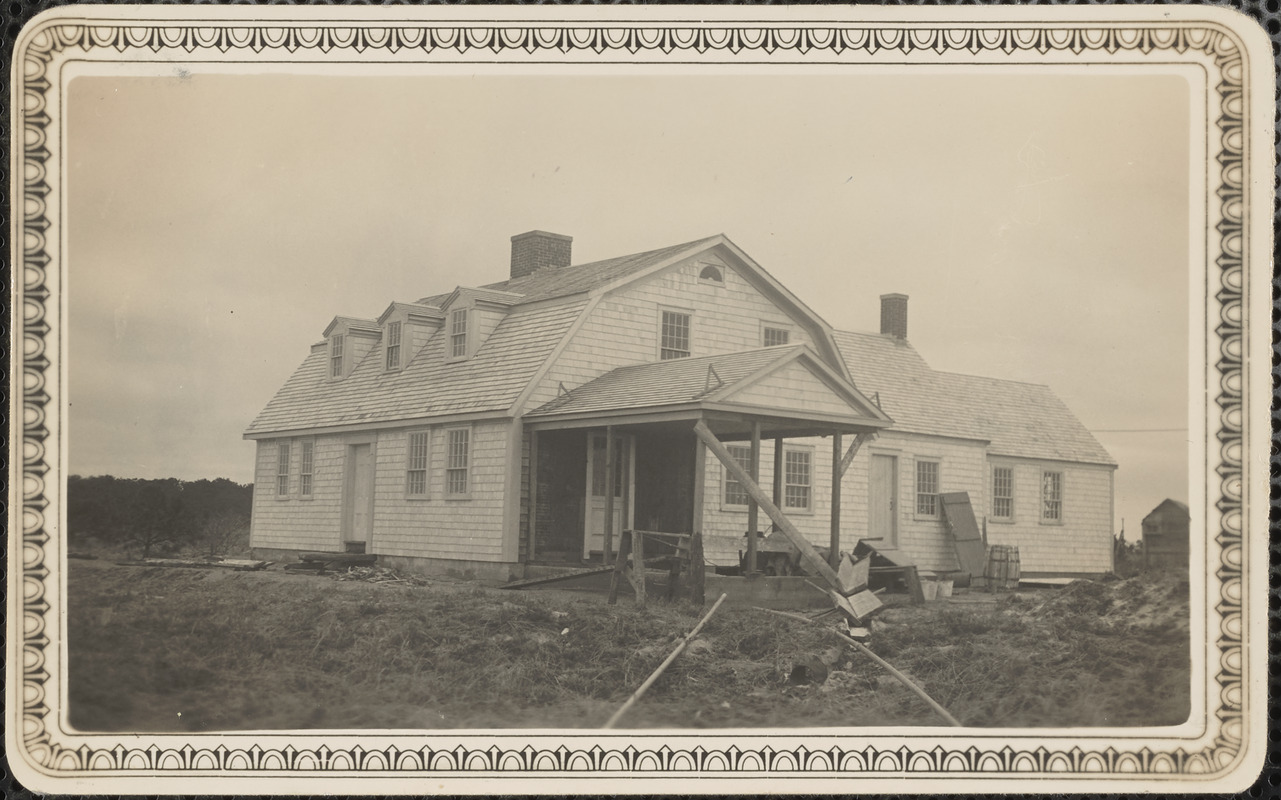 Reconstruction of the 1721 house of Rev. Joseph Lord, Great Island ...