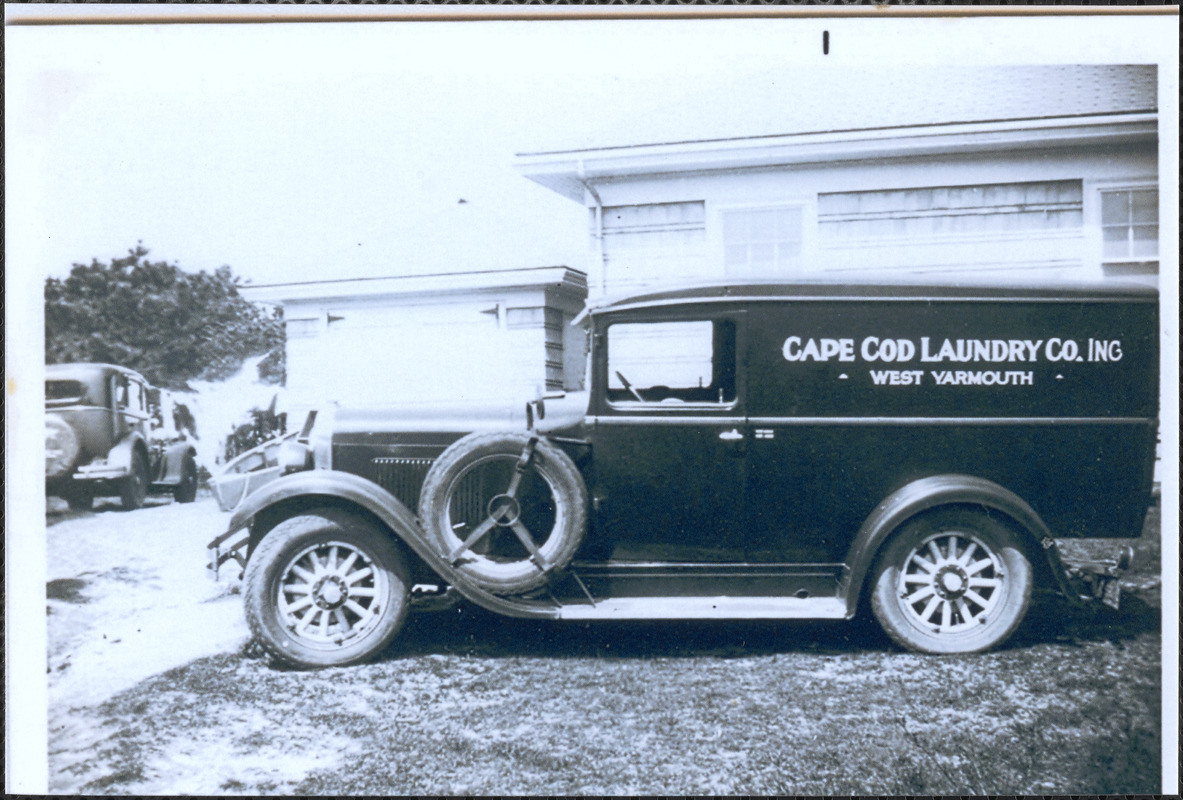 Cape Cod Laundry delivery truck - Digital Commonwealth
