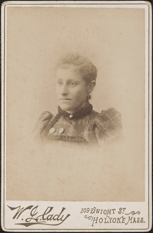 Formal portrait of a woman - Digital Commonwealth