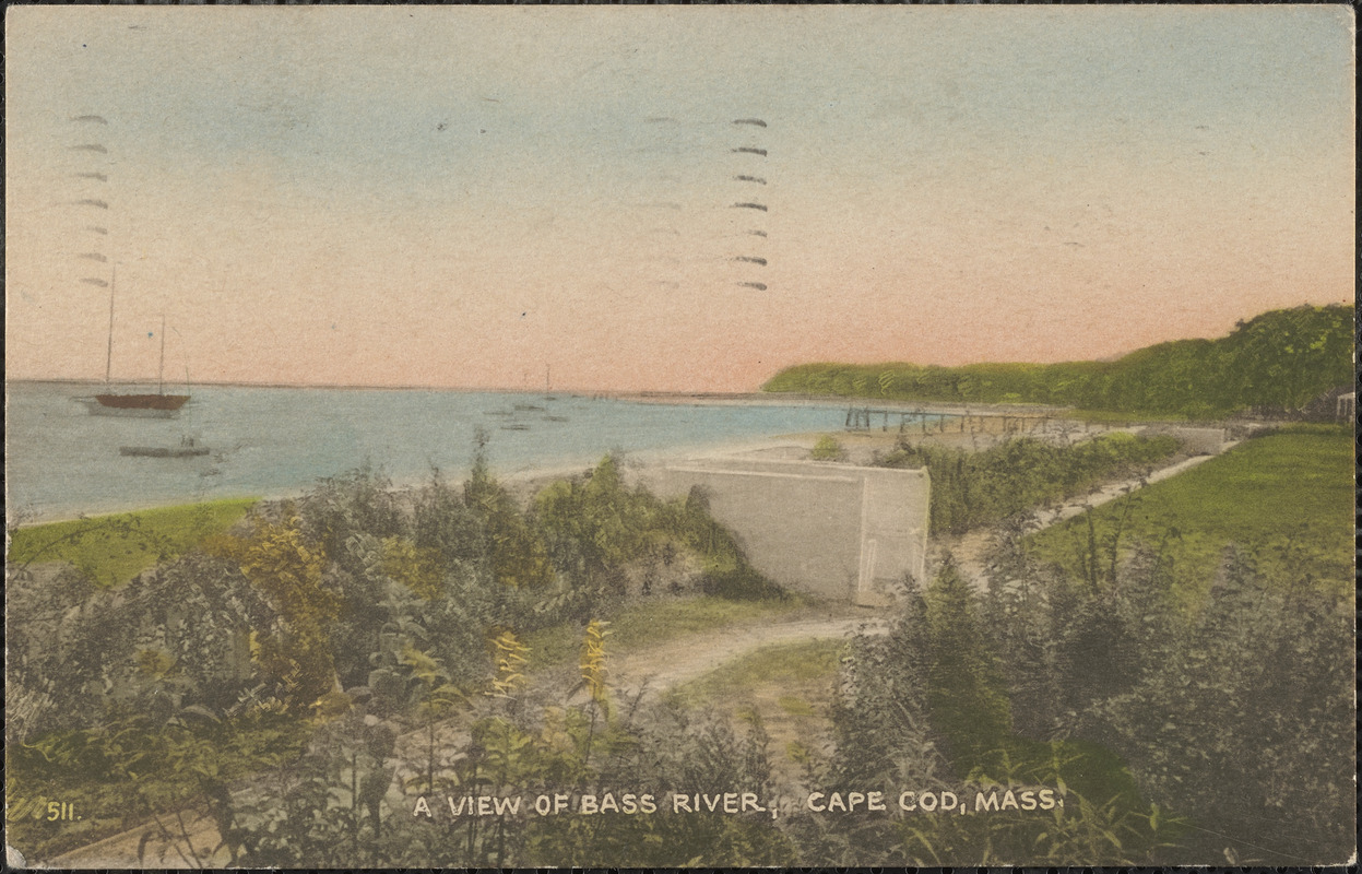 A view of Bass River, Cape Cod, Mass. - Digital Commonwealth