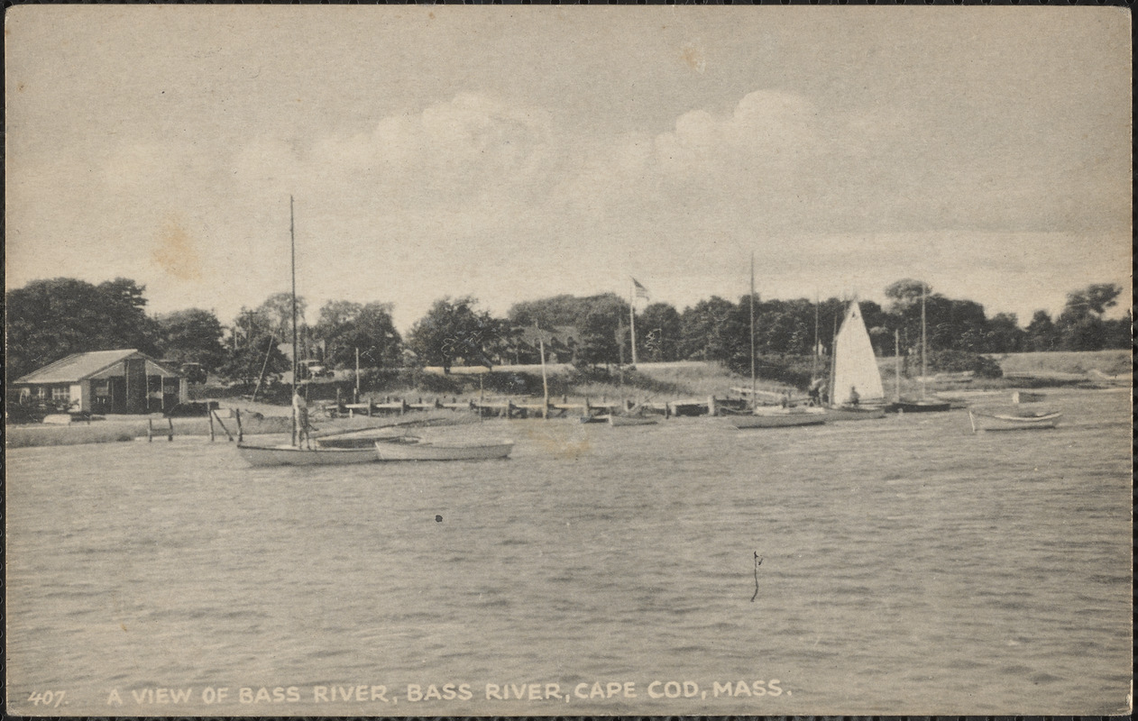 A view of Bass River, Bass River, Cape Cod, Mass. - Digital Commonwealth