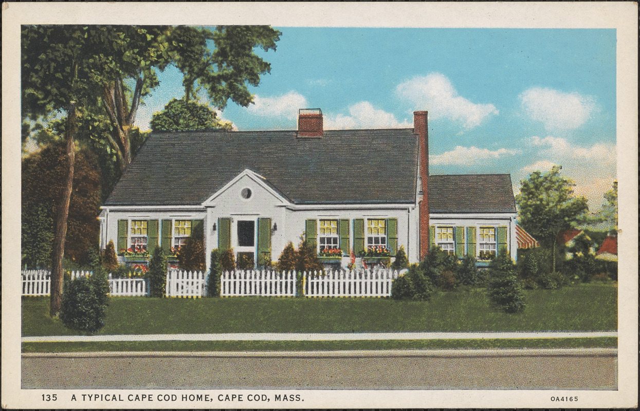 A typical Cape Cod house - Digital Commonwealth