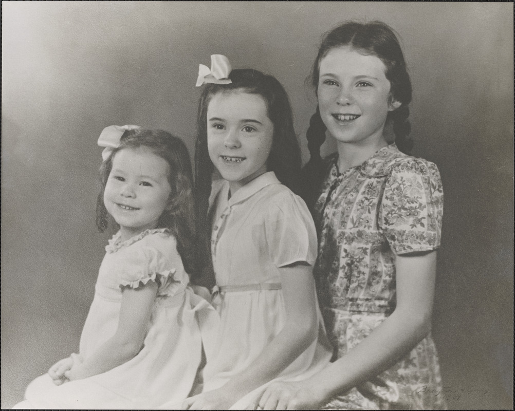 Thacher sisters Nancy, Jane, and Marilyn - Digital Commonwealth