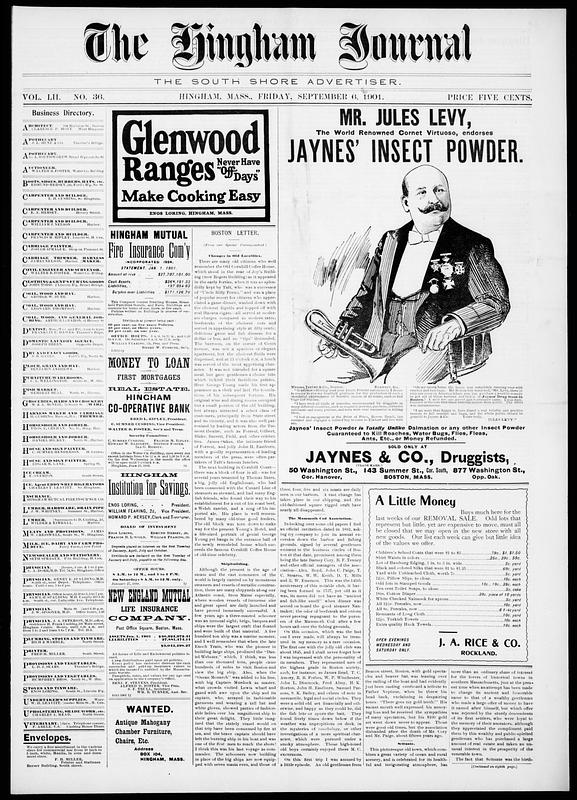 Hingham Journal. September 06, 1901 - Digital Commonwealth