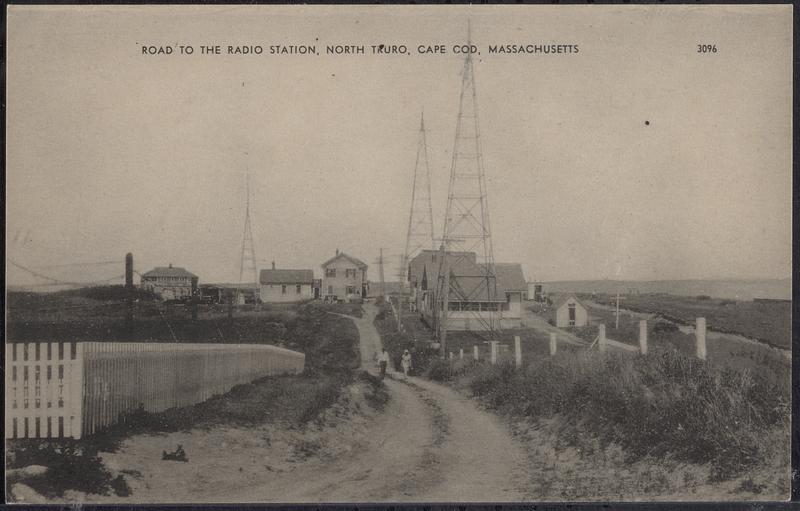 Road to the radio station, North Truro, Cape Cod, Massachusetts ...