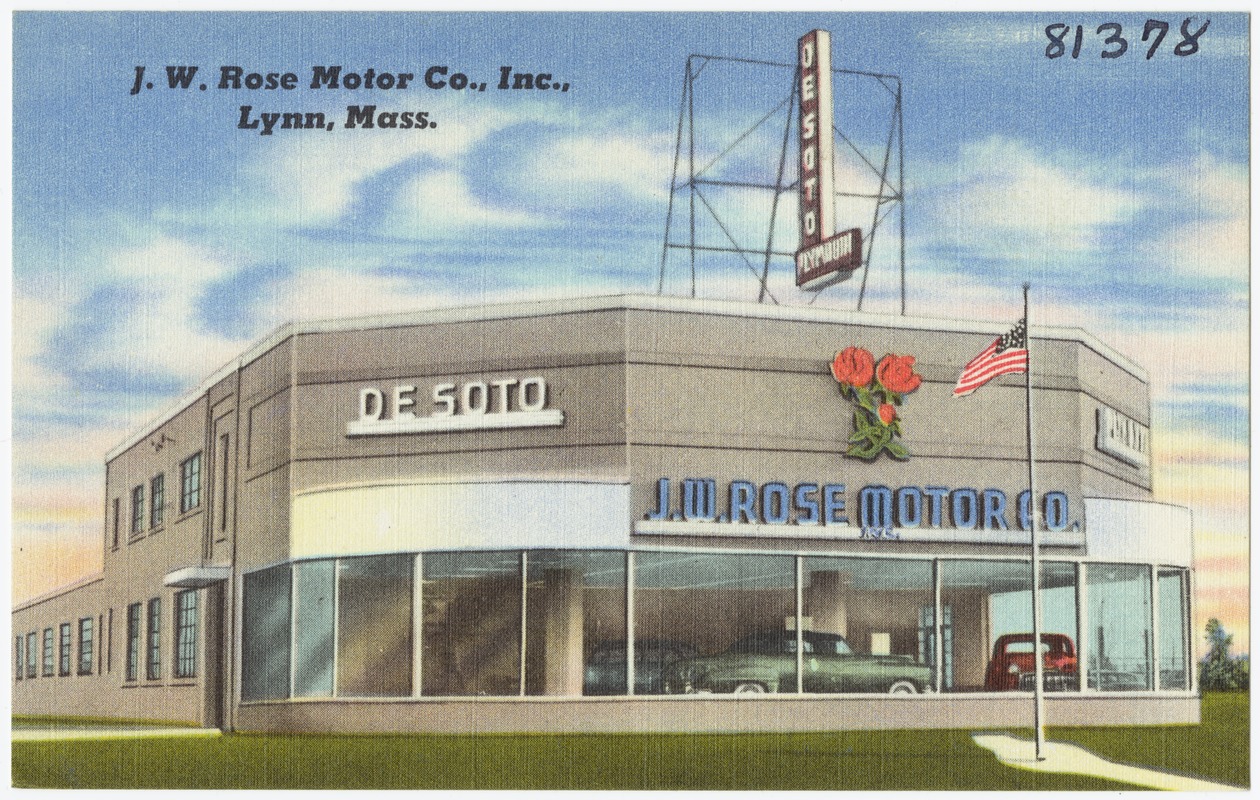 J. W. Rose Motor Co., Inc., Lynn, Mass. - Digital Commonwealth