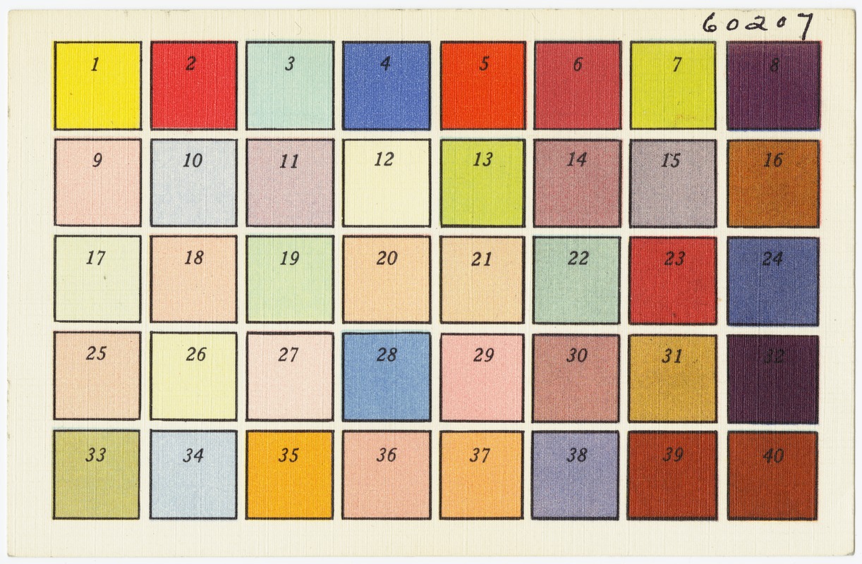 How to use color chart - Digital Commonwealth