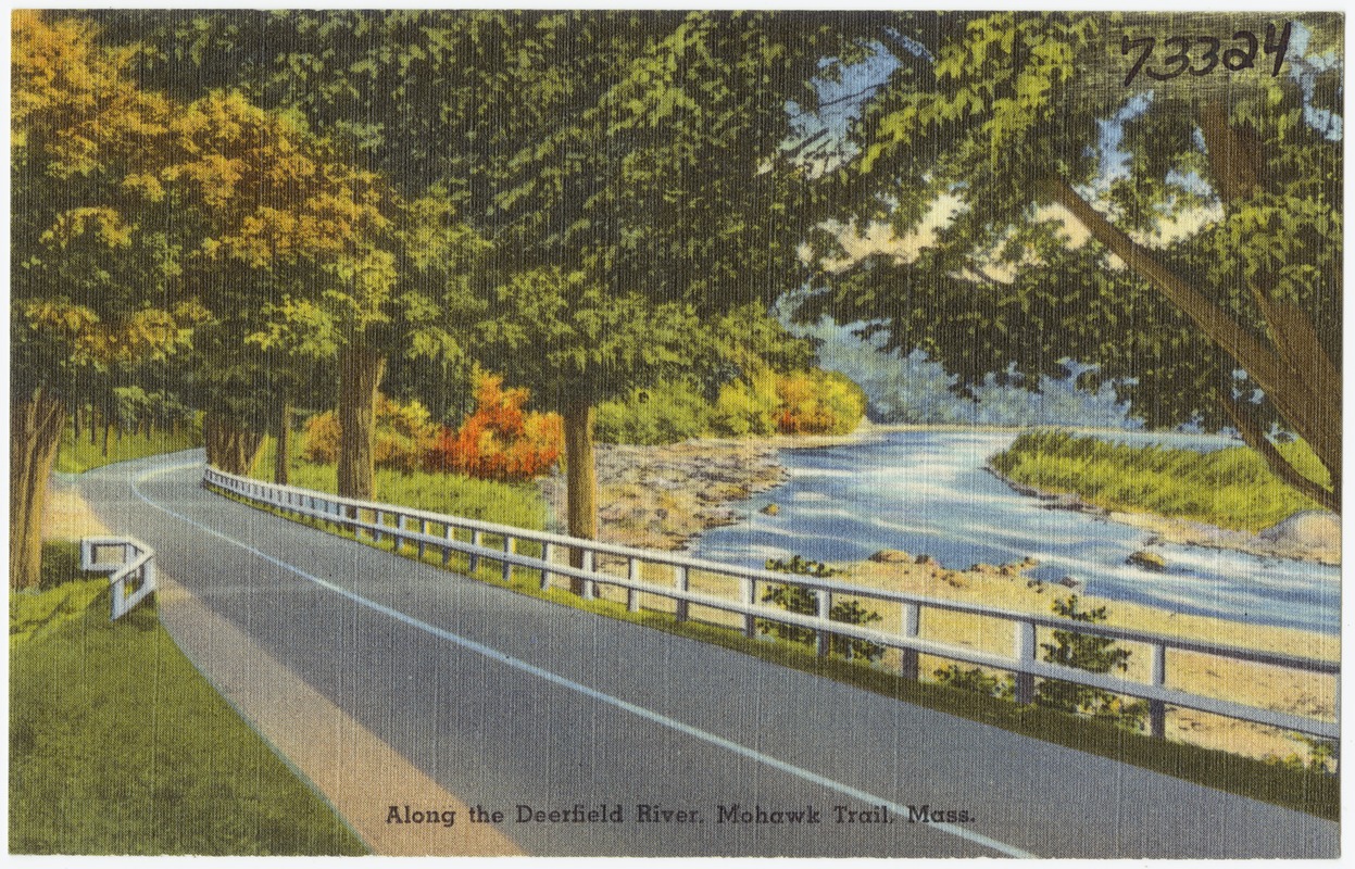Along the Deerfield River, Mohawk Trail, Mass. - Digital Commonwealth